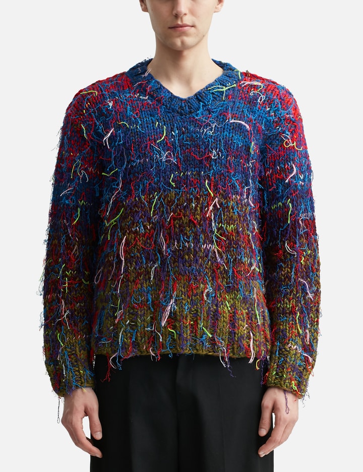 Maison Margiela - Handmade Knit Sweater | HBX - Globally Curated ...