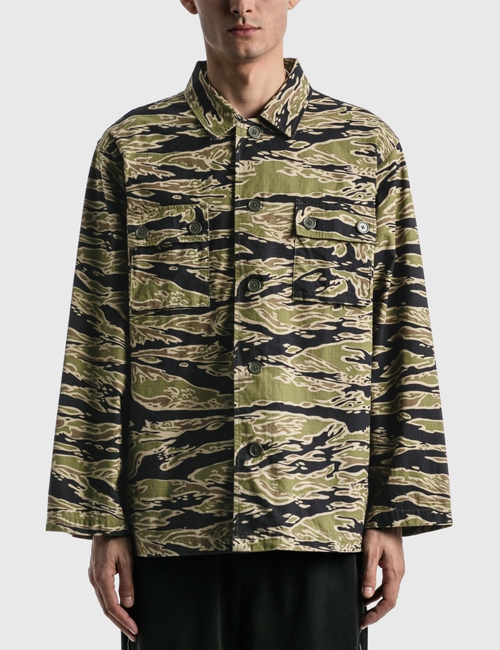 Wacko Maria - Wacko Maria X Tim Lehi Tigercamo Army Shirt ( Type-2 ) | HBX