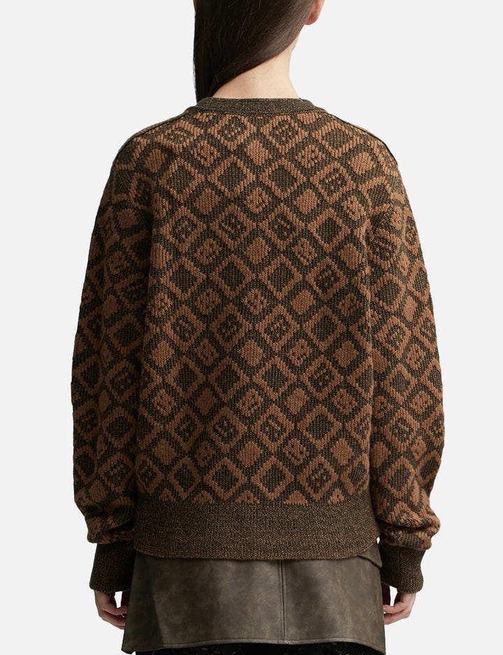 Acne Studios - FACE TILES CARDIGAN | HBX