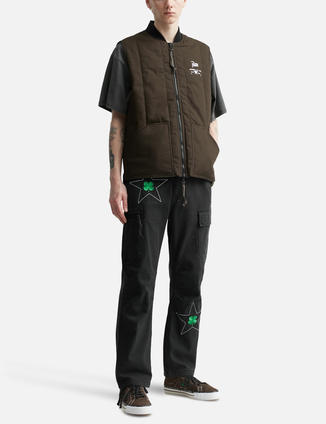 Converse - Converse x Patta Four-Leaf Clover Utility Reversible Padded ...