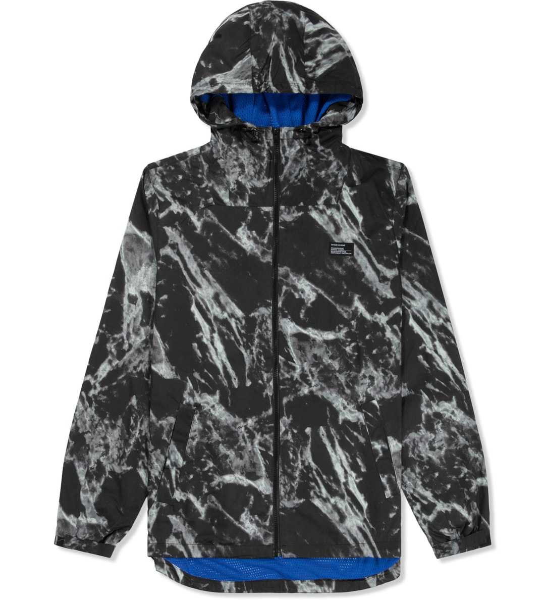 GRAND SCHEME - Black Marble Jacket | HBX - Globally Curated Fashion and ...