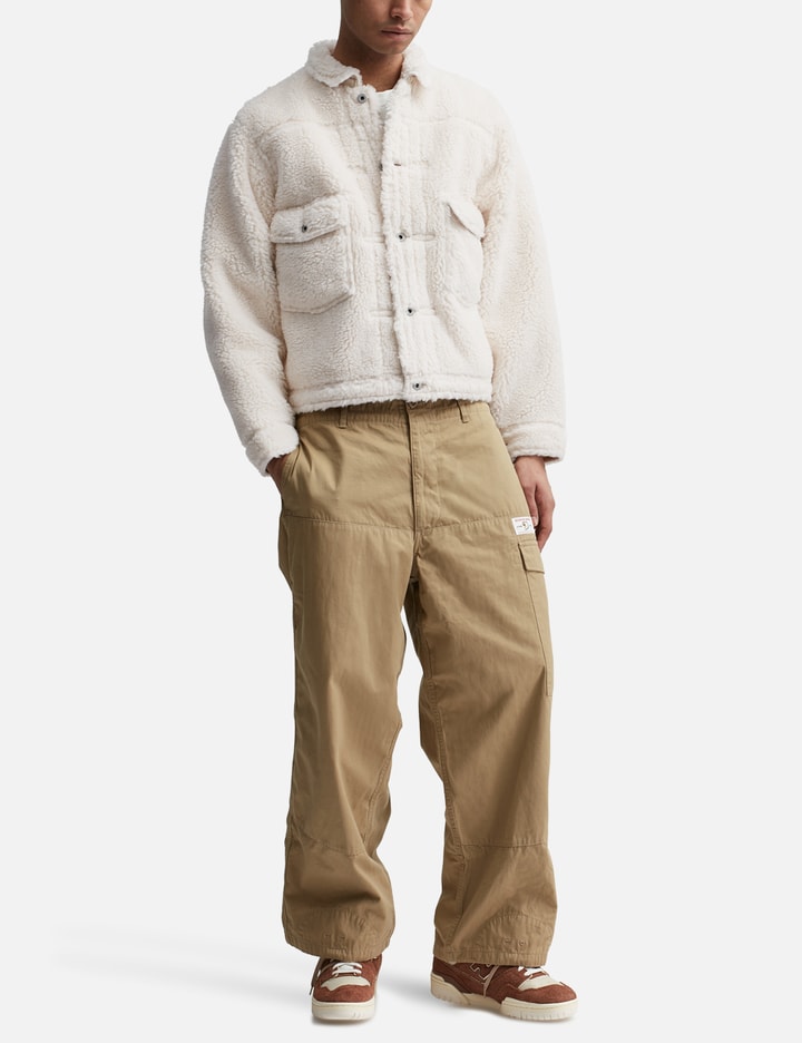 Human Made - Wool Blended Boa Fleece Work Jacket | HBX - Globally ...