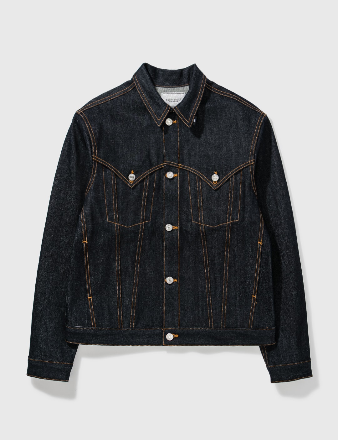 Midnight Studios - MIDNIGHT STUDIOS RINSE DENIM JACKET | HBX