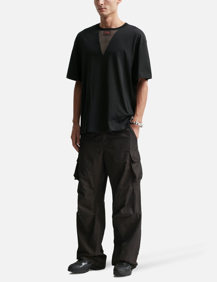 Raf Simons - T-SHIRT WITH NET INSERT | HBX
