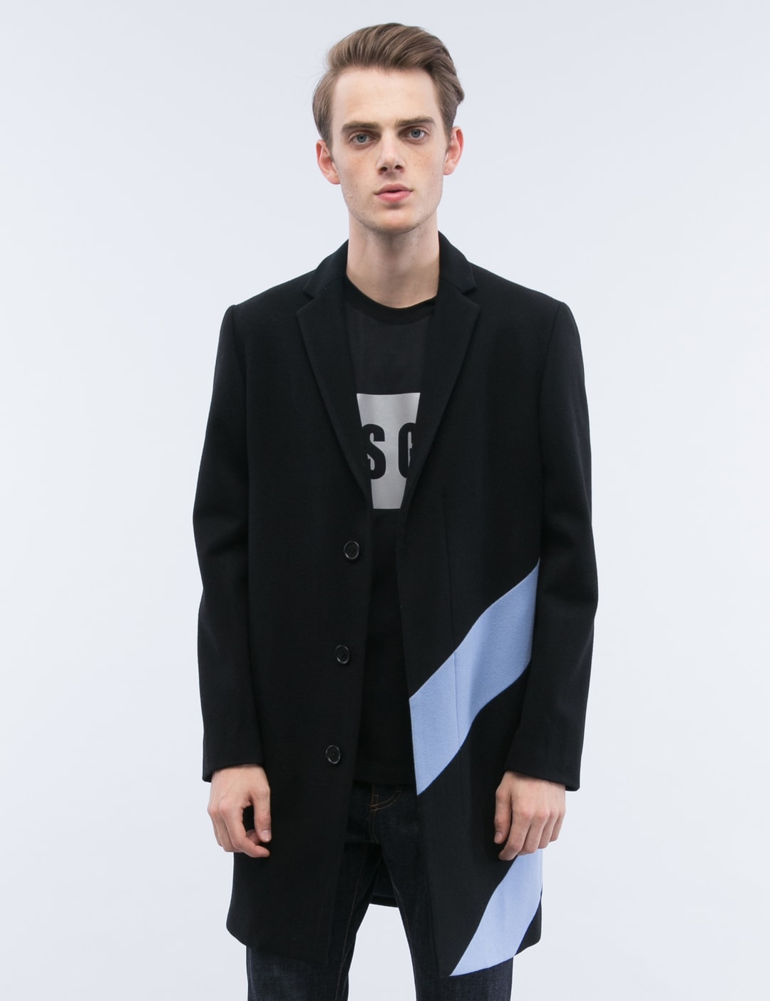 MSGM - Patch Coat | HBX - Globally Curated Fashion and Lifestyle by ...