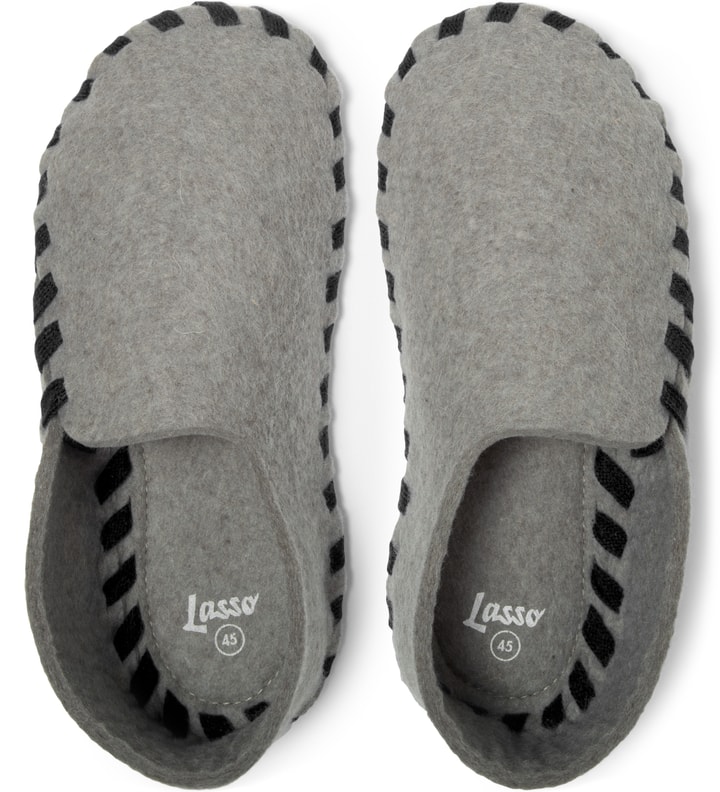 Lasso - Black Lasso Slippers | HBX - Globally Curated Fashion and ...