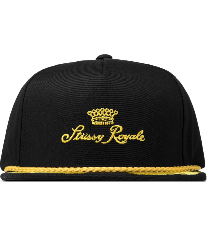 Stüssy - Black Royale Cap | HBX - HYPEBEAST 為您搜羅全球潮流時尚品牌