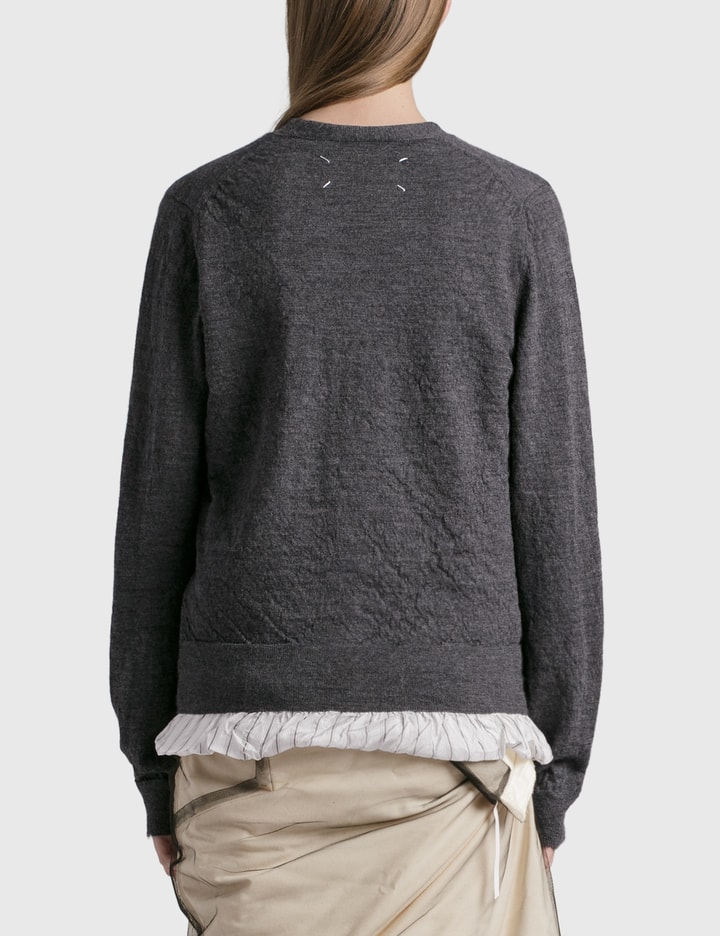 Maison Margiela - Layered Wool Cardigan | HBX - Globally Curated ...