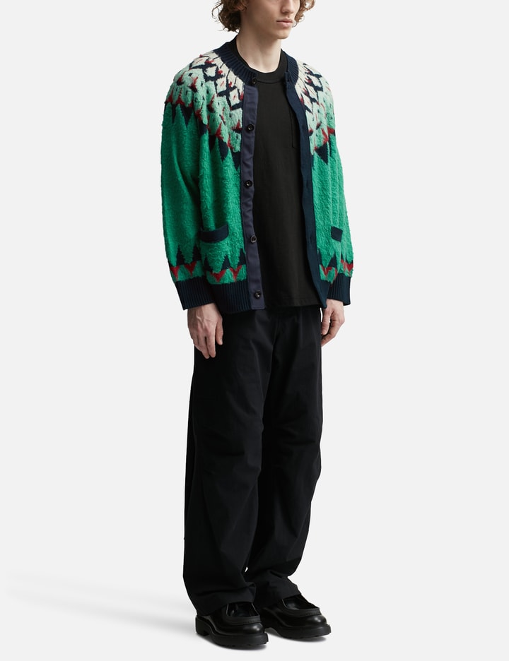 Sacai - Jacquard Knit Cardigan | HBX