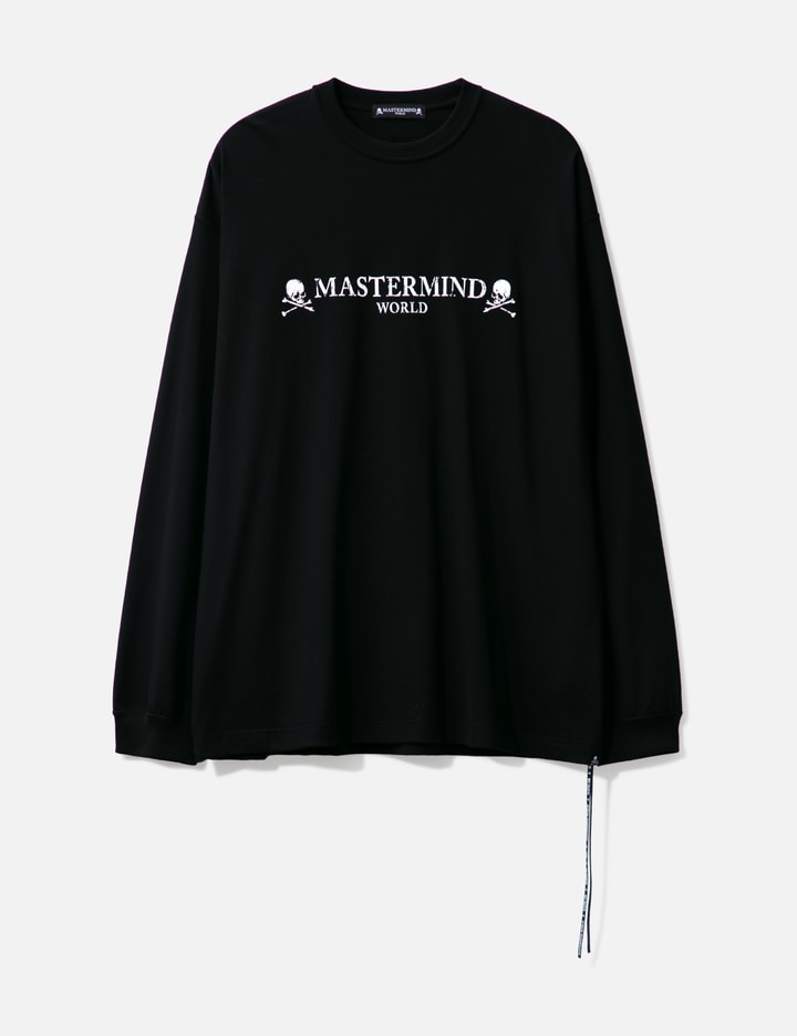 Mastermind World - WM Logo Long Sleeve Oversized T-shirt | HBX ...