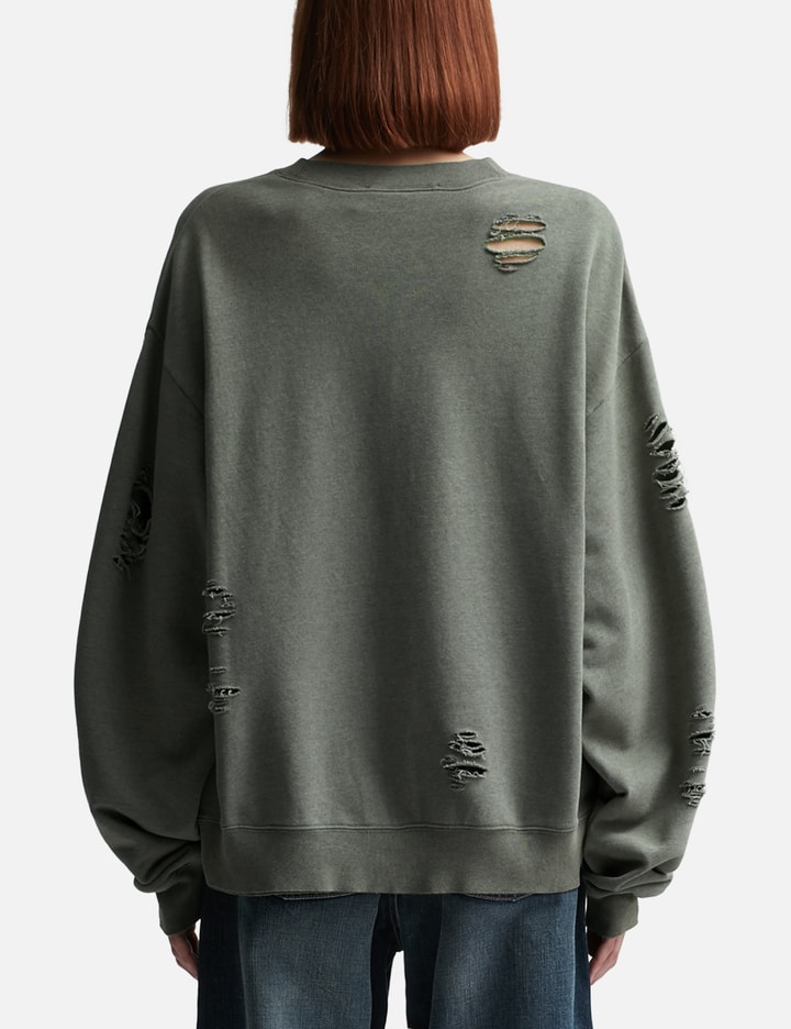 Acne Studios - Logo Print Distressed Sweater | HBX