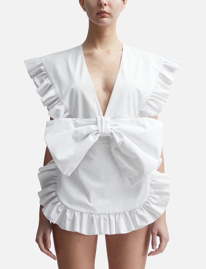pushBUTTON - Ribbon Ruffle Bodysuit | HBX