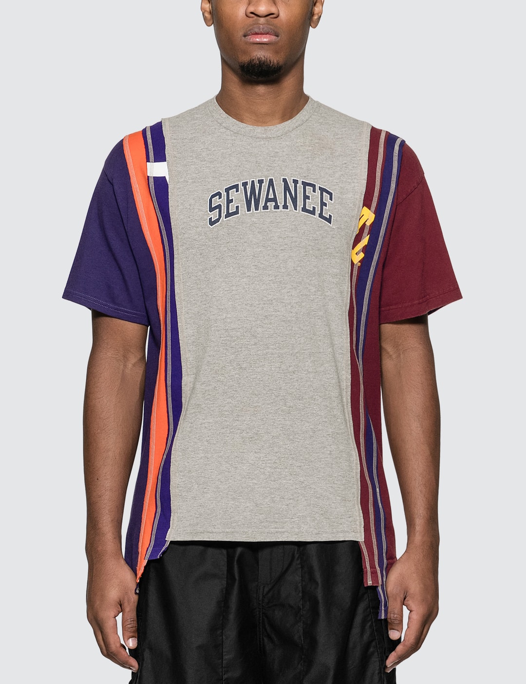 Needles - 7 Cuts College T-shirt | HBX - Globally Curated Fashion and ...