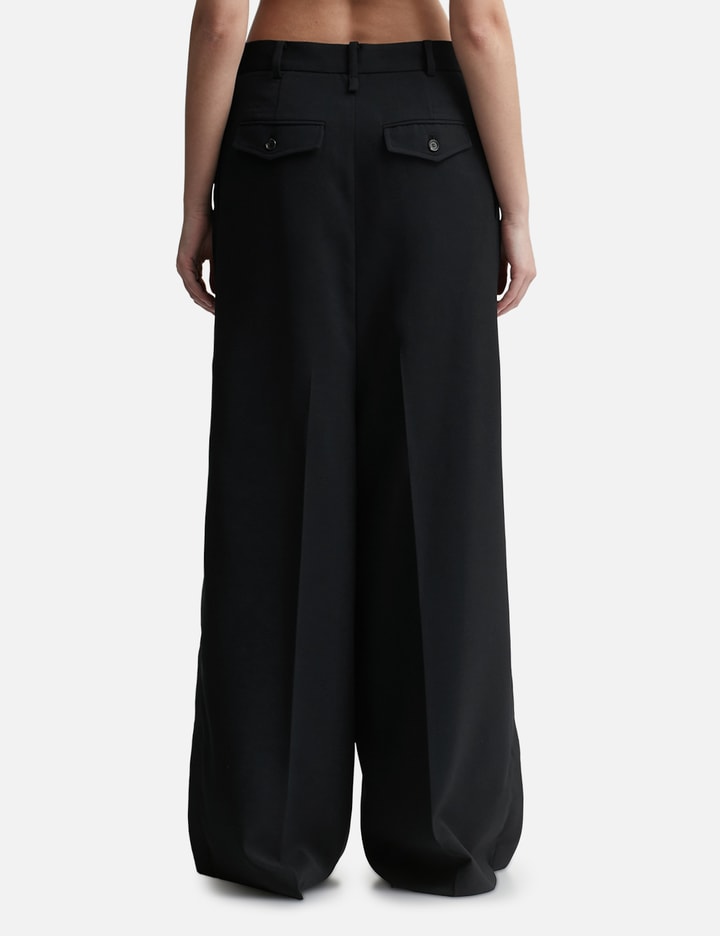 pushBUTTON - Check Side Folded Wide Pants | HBX