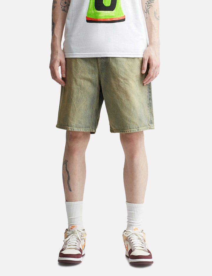 Stüssy - Raw Denim Big Ol' Shorts | HBX - Globally Curated Fashion and ...