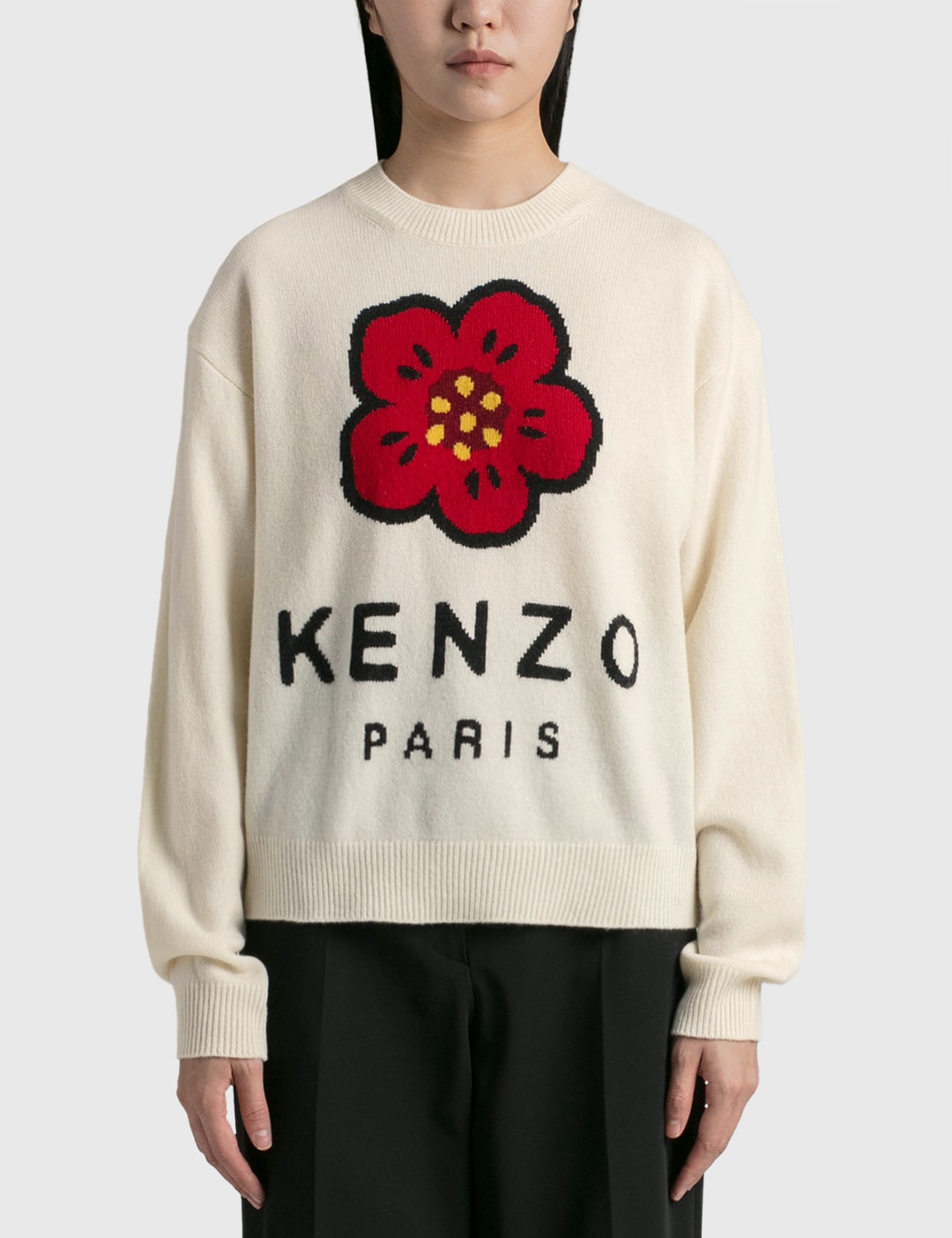 Kenzo - 'Boke Flower' Merino Wool Jumper | HBX - Globally Curated Fashion and Lifestyle by Hypebeast