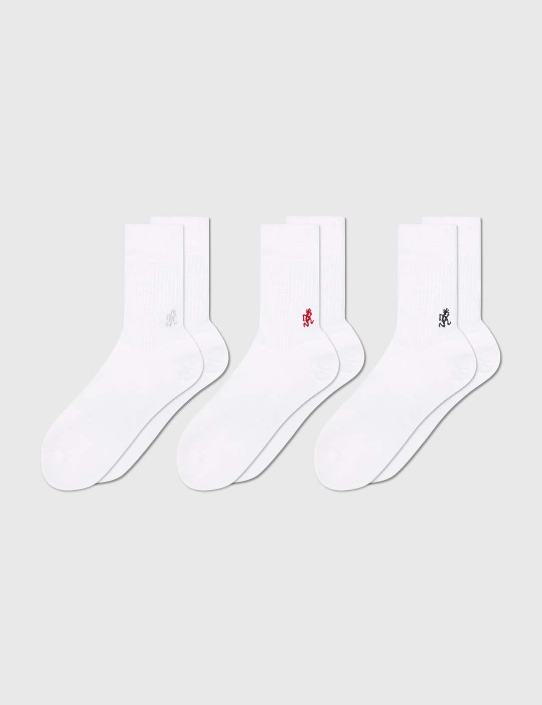 Gramicci - Basic Crew Socks (Set of 3) | HBX - Globally Curated Fashion and Lifestyle by Hypebeast