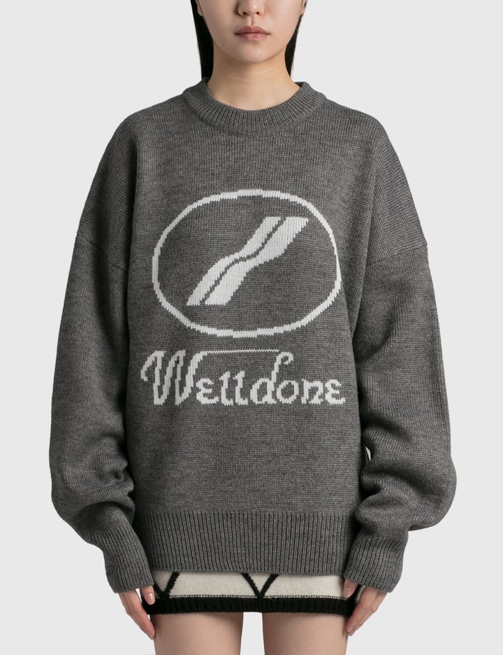 We11done - Logo Jacquard Sweater | HBX - Globally Curated Fashion and ...