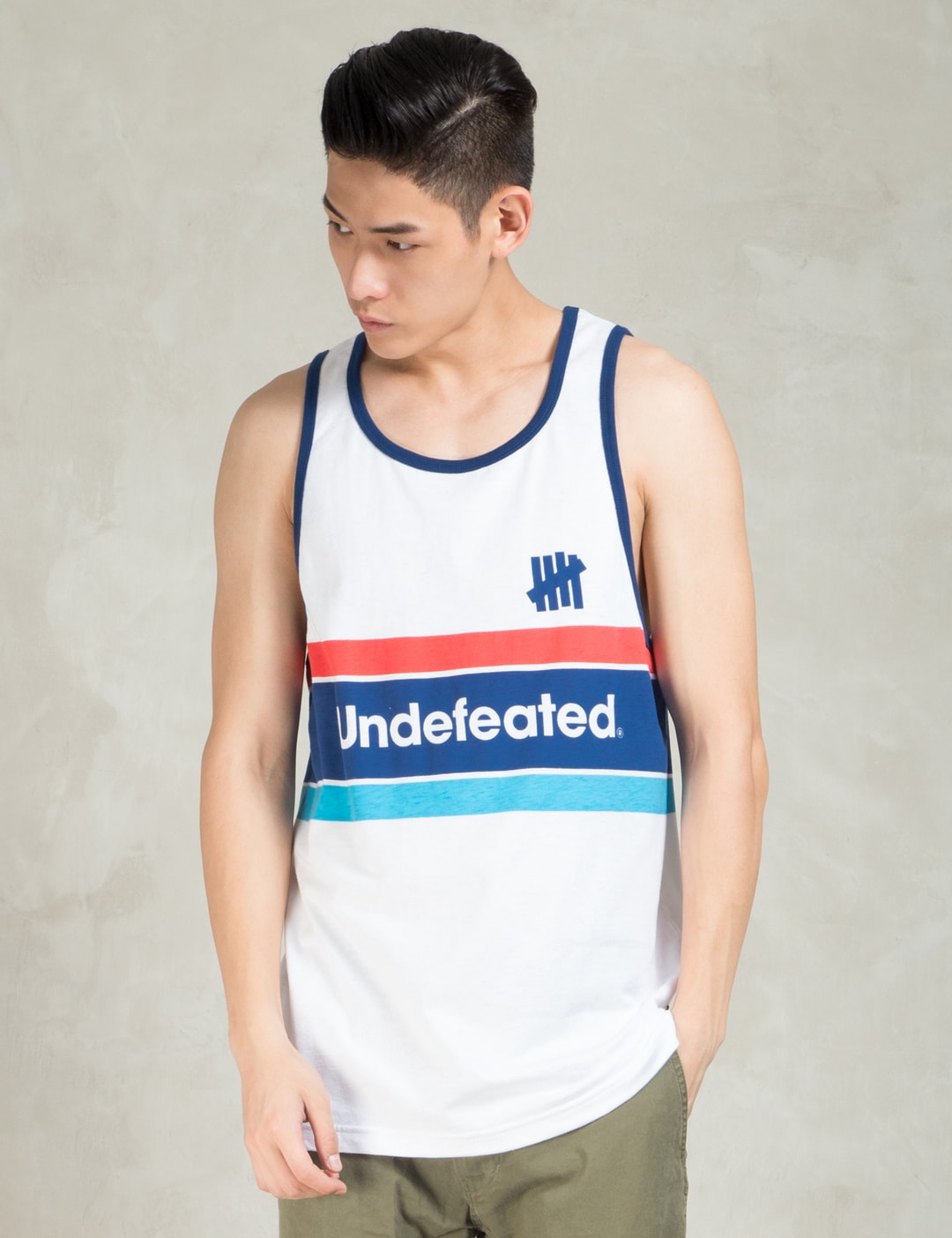 Undefeated - White Pista Tank Top | HBX - HYPEBEAST 為您搜羅全球潮流時尚品牌