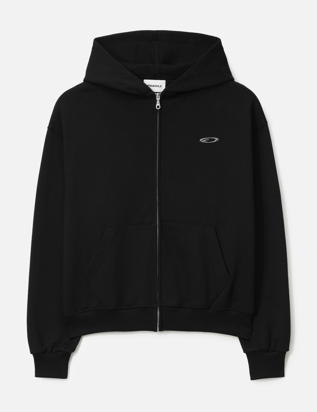 FRAGILE CLUB Core Uniform Zip-Up - Boxy 480gsm French terry zip-up with ...