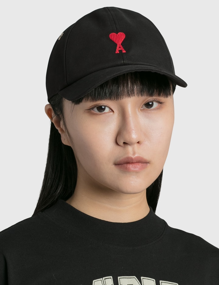 Ami - RED ADC EMBROIDERY CAP | HBX - Globally Curated Fashion and ...