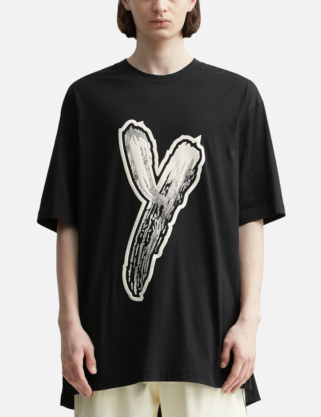 Y-3 - Y-3 Graphic Logo T-shirt | HBX - Globally Curated Fashion and ...