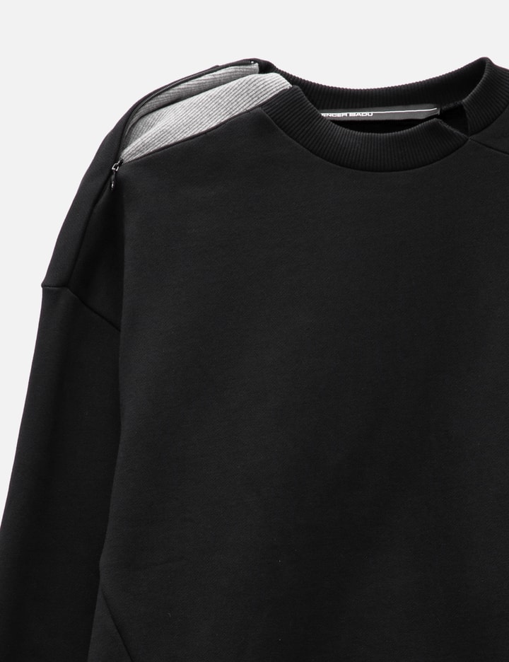 Spencer Badu - Side Zip Crewneck Sweatshirt | HBX