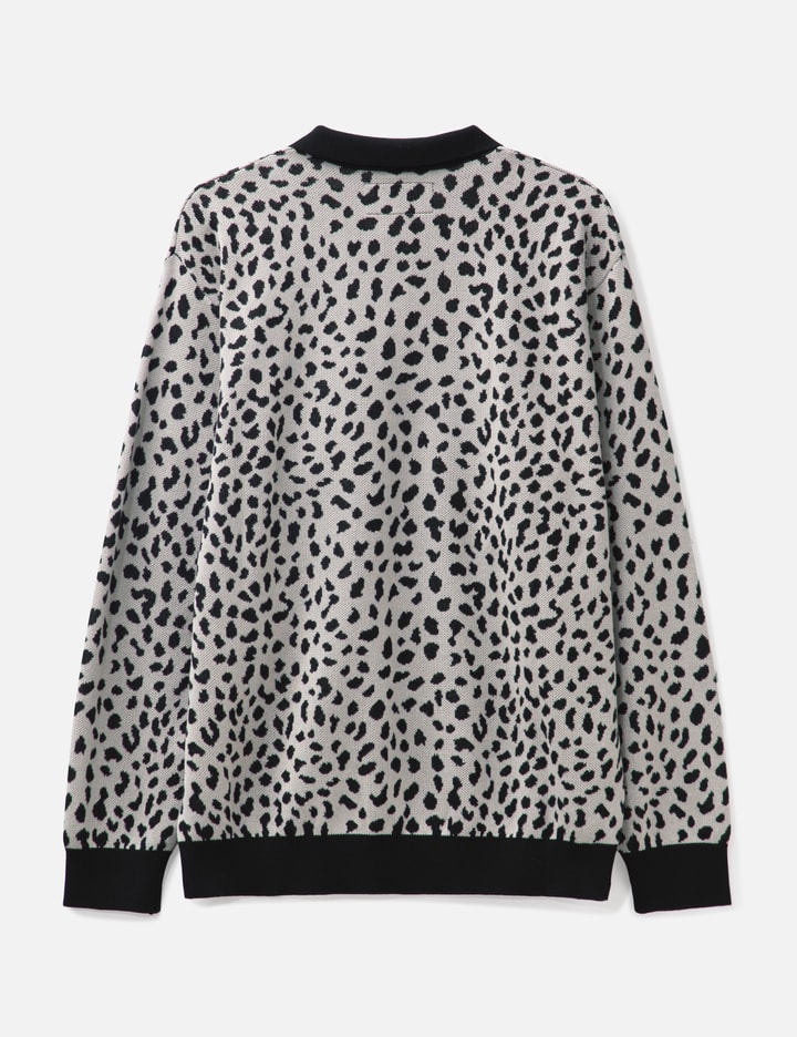 Wacko Maria - Leopard Knit Polo Shirt | HBX