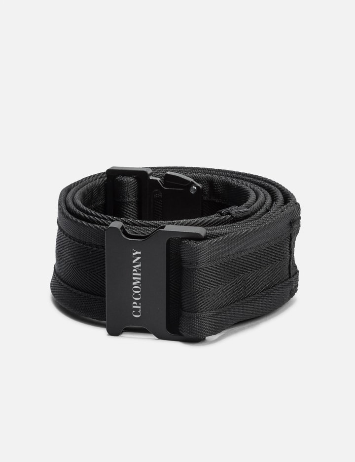 C.P. Company - Herringbone Tape Buckle Belt | HBX