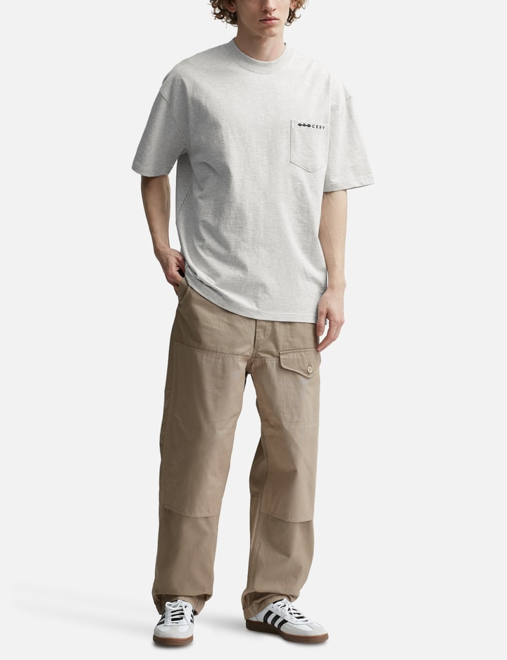 Grocery - GROCERY TEE-060 FLOCKING LOGO POCKET T-SHIRT | HBX - Globally ...