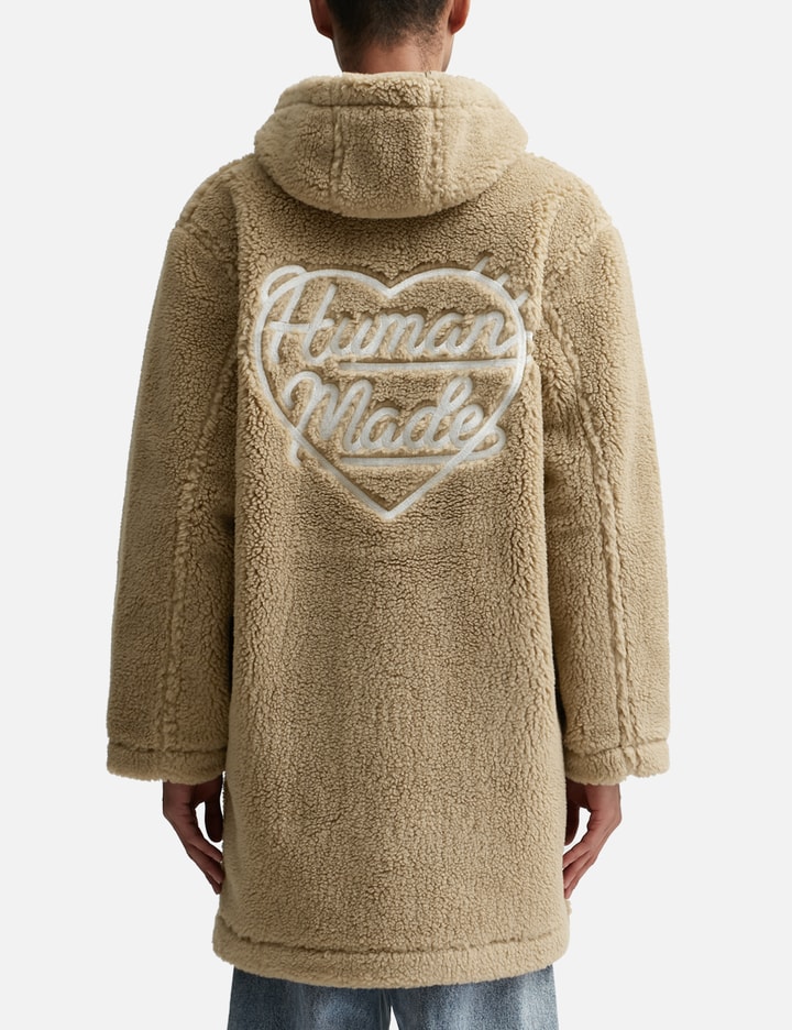 Human Made - WOOL BLENDED BOA FLEECE DUFFLE COAT | HBX