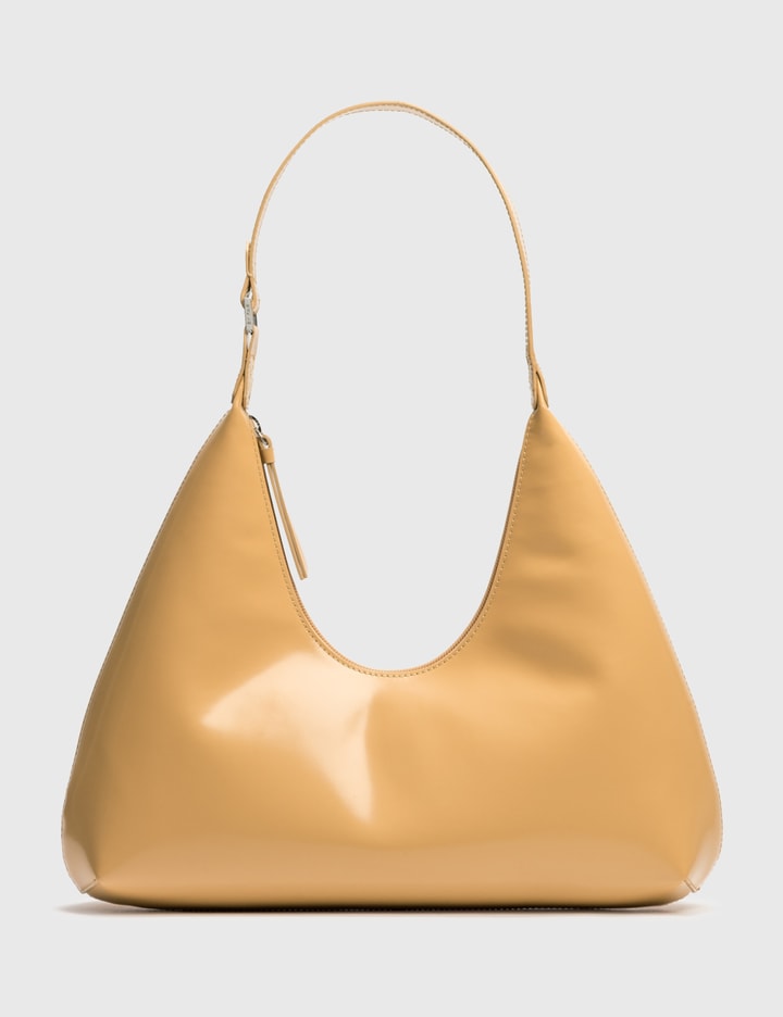 BY FAR - AMBER BISCUIT SEMI PATENT LEATHER | HBX