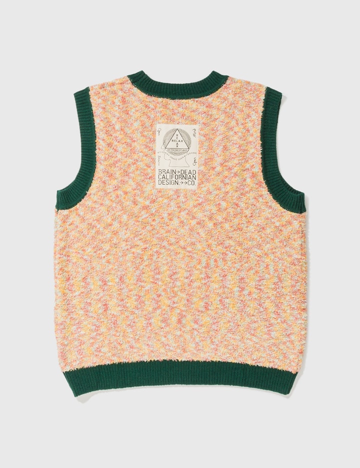 Brain Dead - Teddy Fur Striped Vest | HBX - Globally Curated Fashion ...