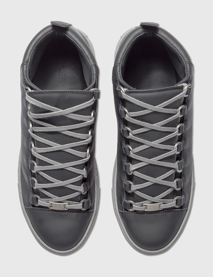Balenciaga - BALENCIAGA BLACK MID-TOP SNEAKERS | HBX - Globally Curated ...