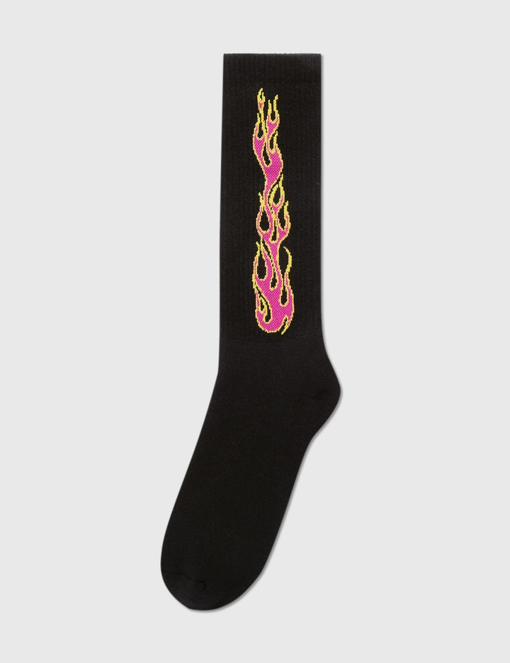 Palm Angels - Flames Socks | HBX - Globally Curated Fashion and ...