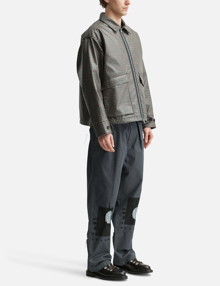 NEITHERS Reimagined Coated Houndstooth Check Jacket - Fleece-lined, two ...