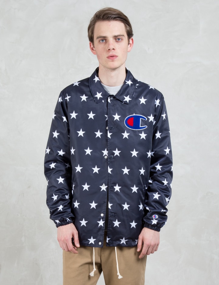 Champion Reverse Weave - Overall Stars Coach Jacket | HBX