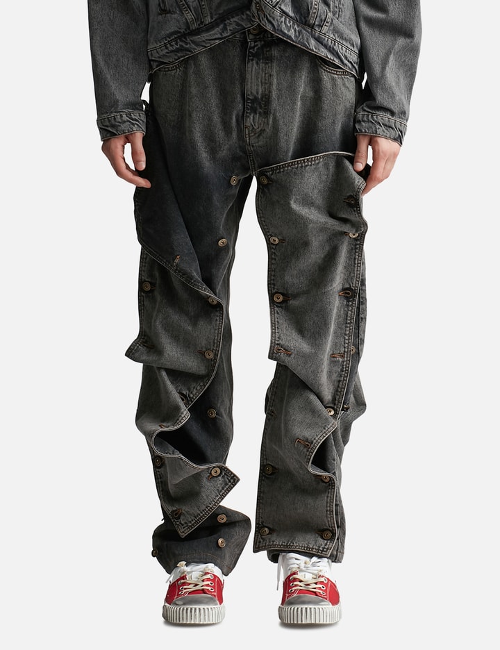 Y/PROJECT - Evergreen Snap Off Jeans | HBX - HYPEBEAST 為您搜羅全球潮流時尚品牌