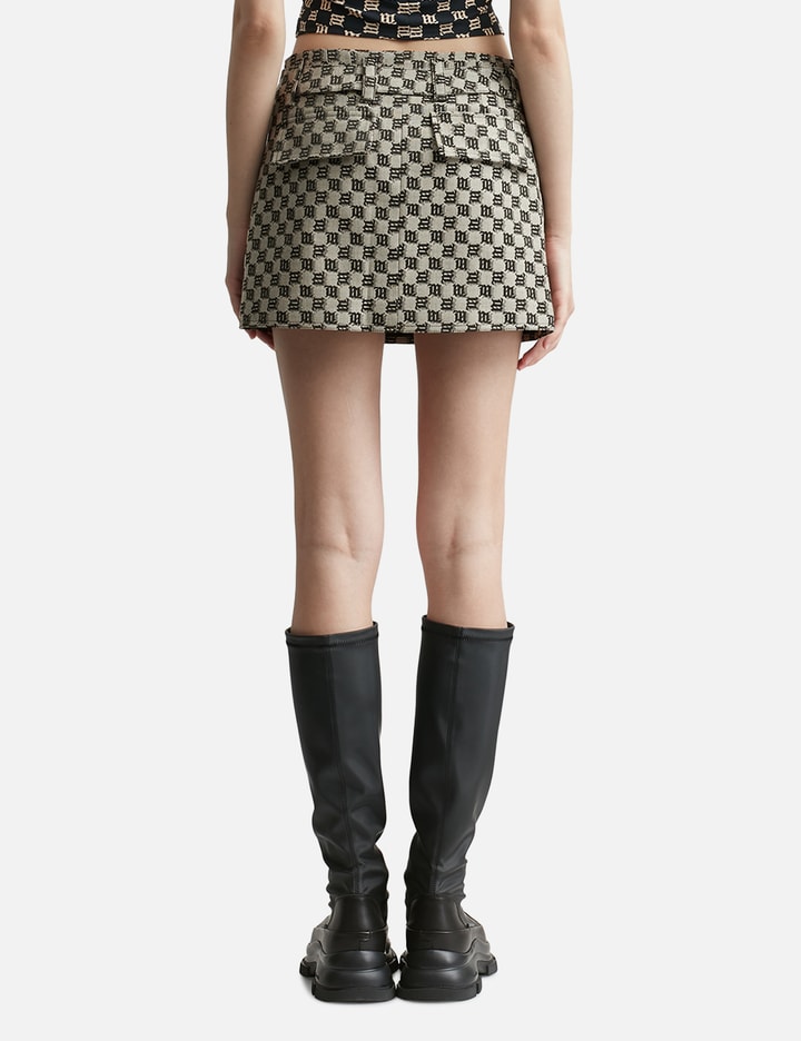 Misbhv - JACQUARD MONOGRAM CANVAS MINI SKIRT | HBX - Globally Curated ...
