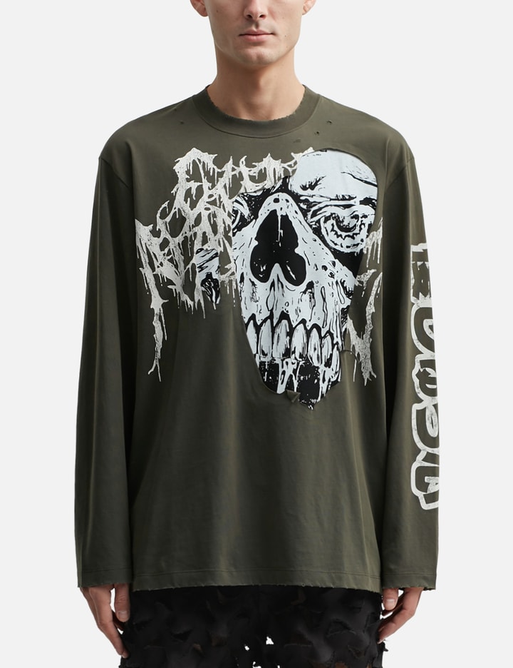LUU DAN - Torn Fear Long Sleeve T-Shirt | HBX