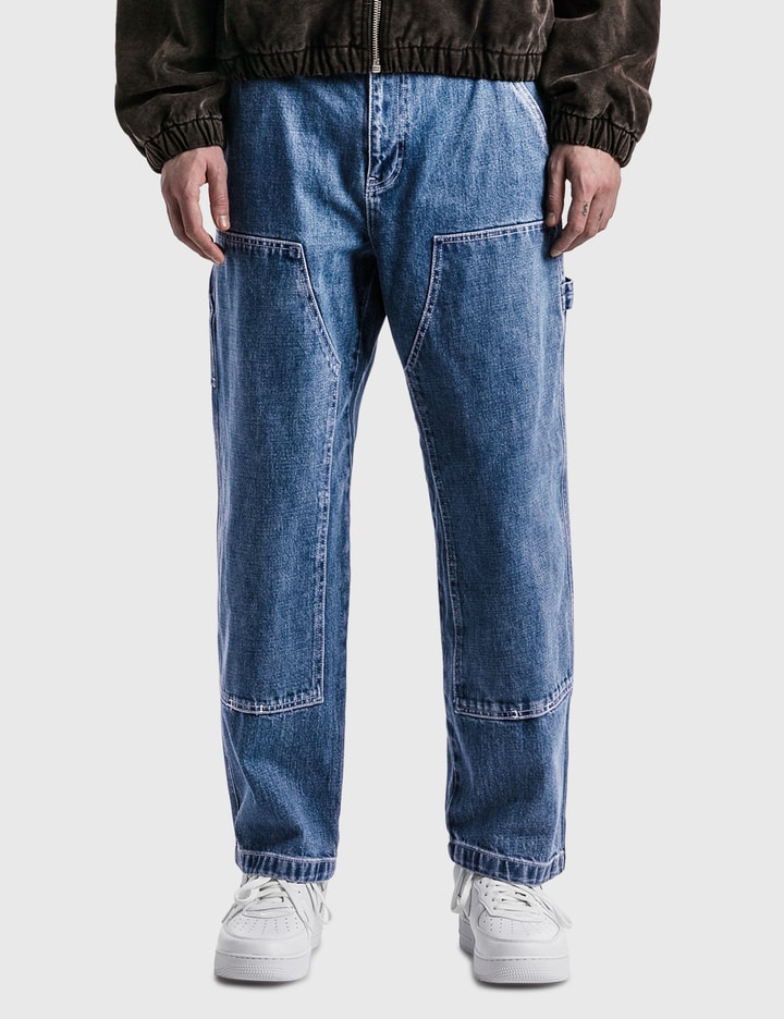 Stüssy - Denim Work Pants | HBX - Globally Curated Fashion and ...