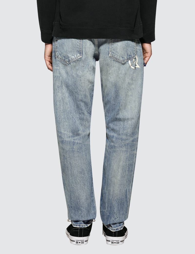 Denim By Vanquish & Fragment - Washed Remake Wide Denim Denim By Vanquish & Fragment - Washed Remake Wide Denim