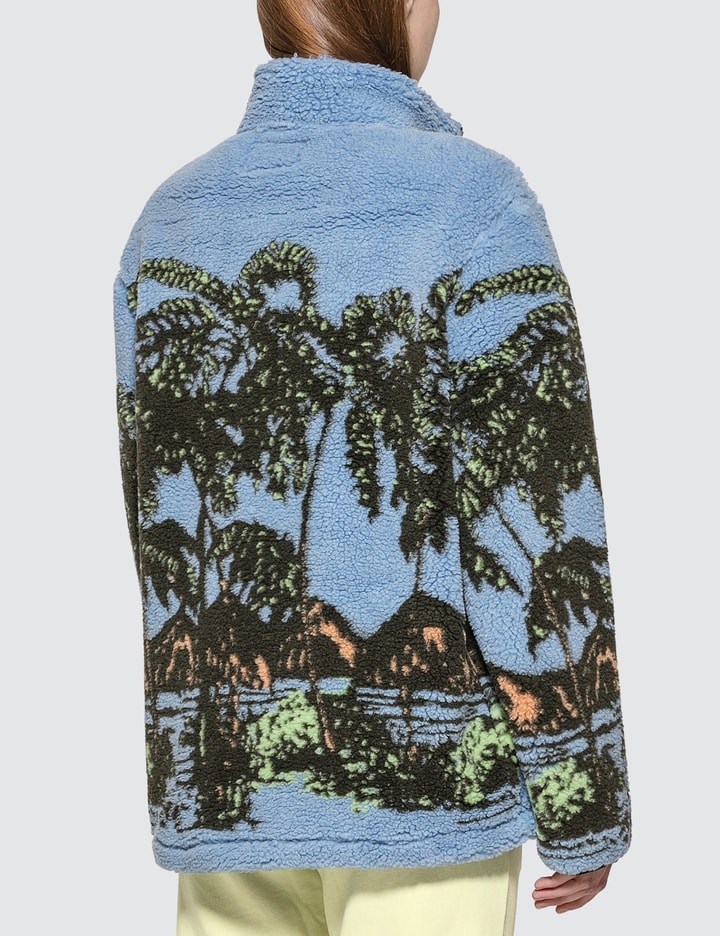 Stüssy - Hawaiian Jacquard Mock Fleece Jacket | HBX - Globally Curated ...