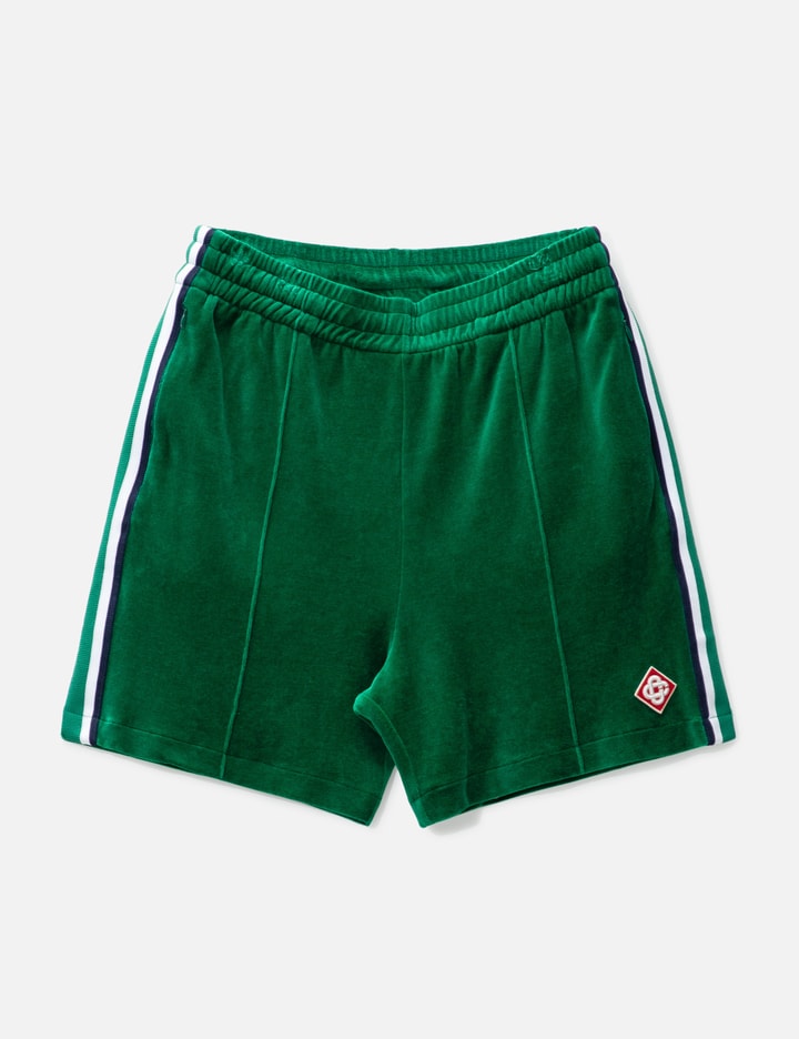 Casablanca - Velour Laurel Shorts | HBX