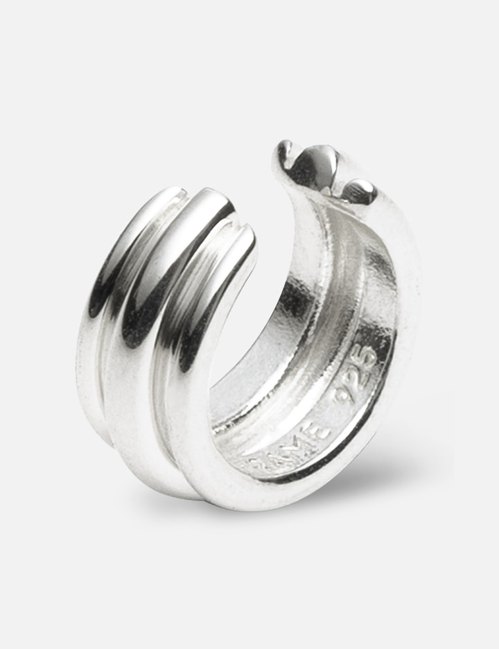 COLDFRAME - Flat Pottery Vessel Ear Cuff | HBX