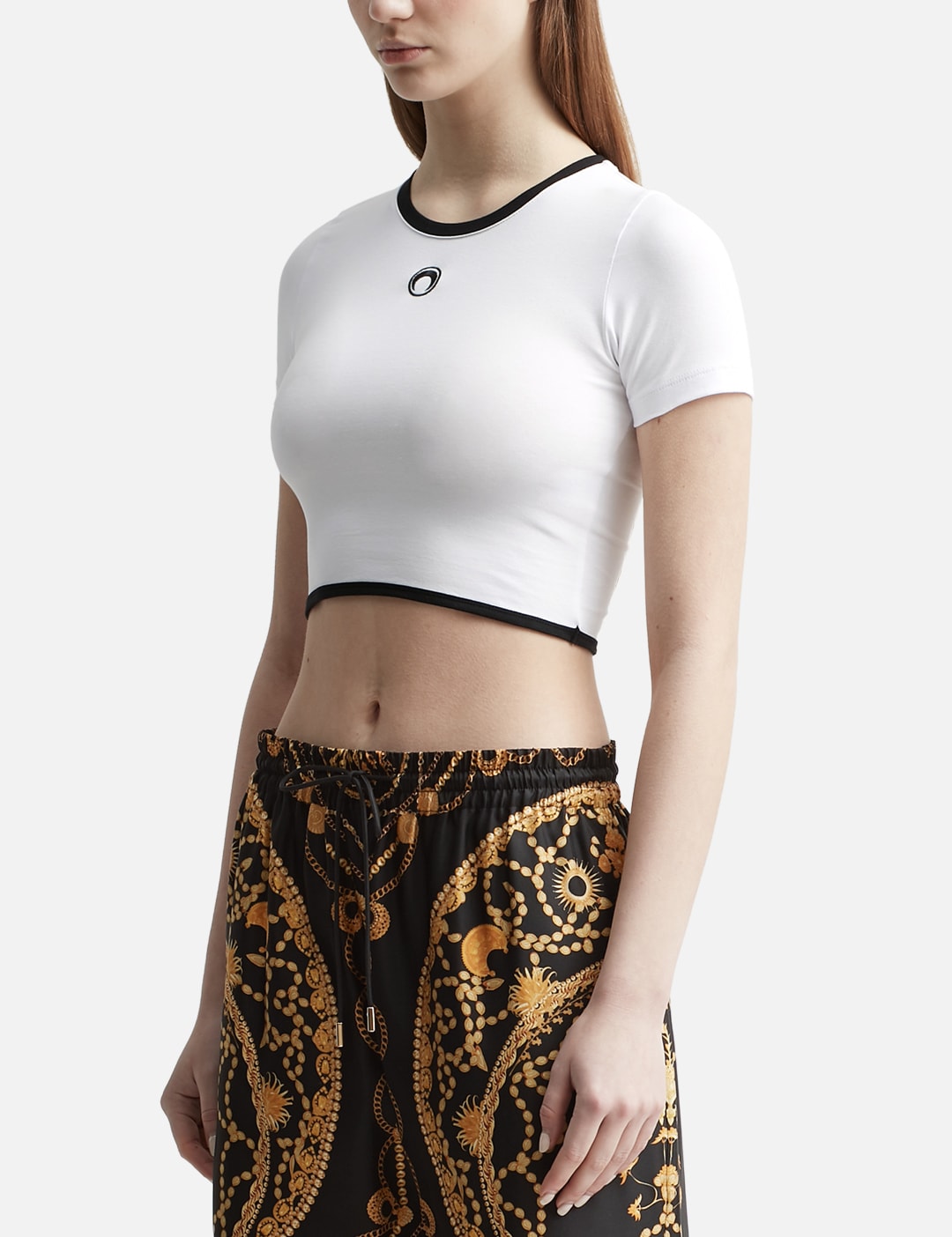 Marine Serre - ORGANIC COTTON CROP TOP | HBX - Globally Curated Fashion ...