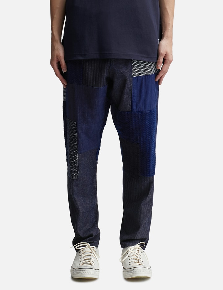 FDMTL - Patchwork Pants Rinse 23AW | HBX - Globally Curated Fashion and Lifestyle by Hypebeast