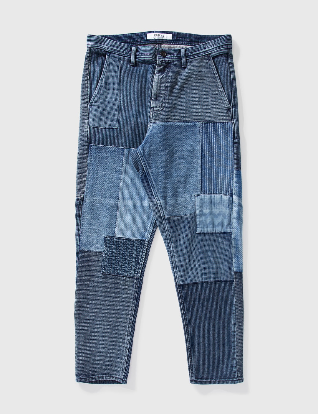 FDMTL - 3 Year Wash Boro Patchwork Pants | HBX