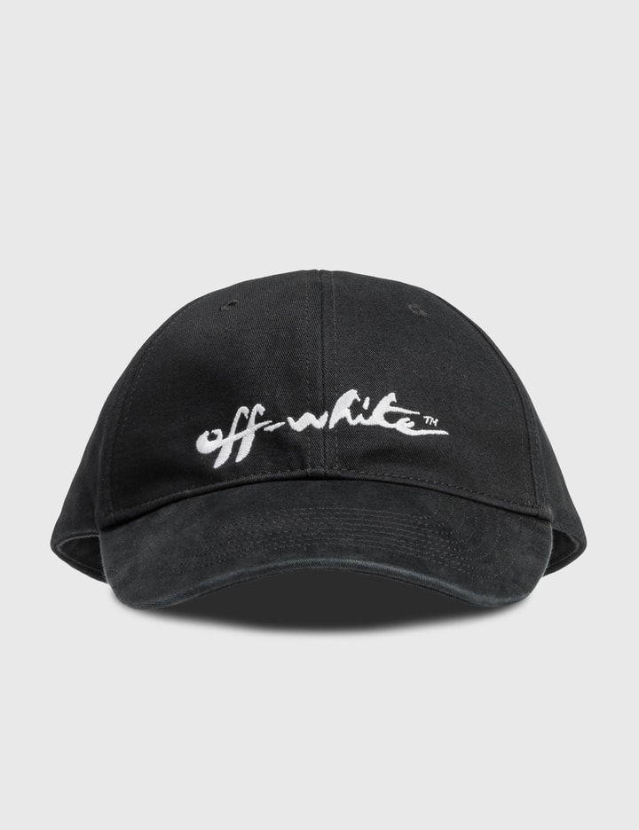 Off-White™ - Hand Paint Script Baseball Cap | HBX - Globally Curated ...