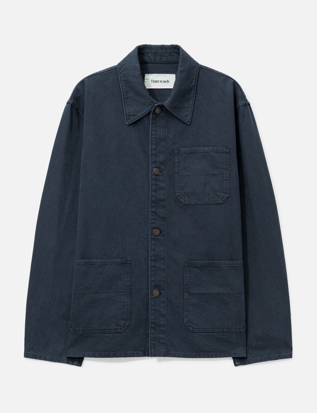 TONYWACK Garment Washed Cotton Twill Utility Jacket - Korean-made ...